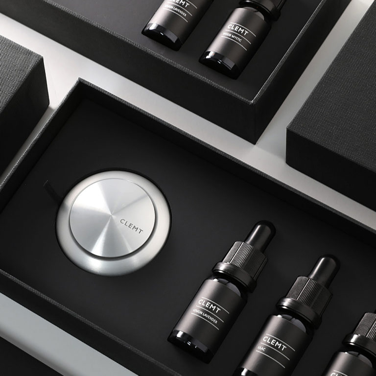 CLEMT Car Perfume Diffuser DM1 PEBBLE - Premium Car Air Freshener with ...